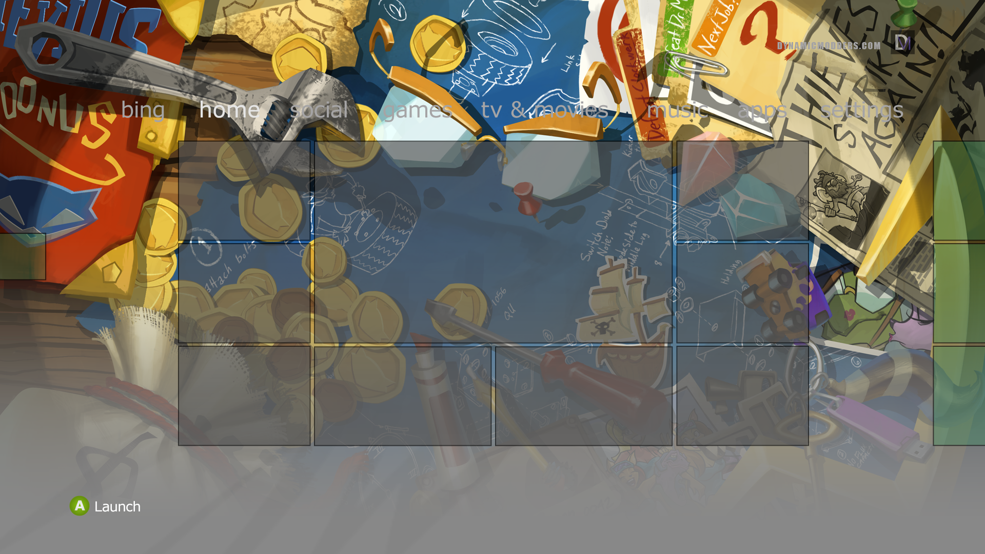 Sly Cooper (Custom Dashboard Theme) Xbox 360