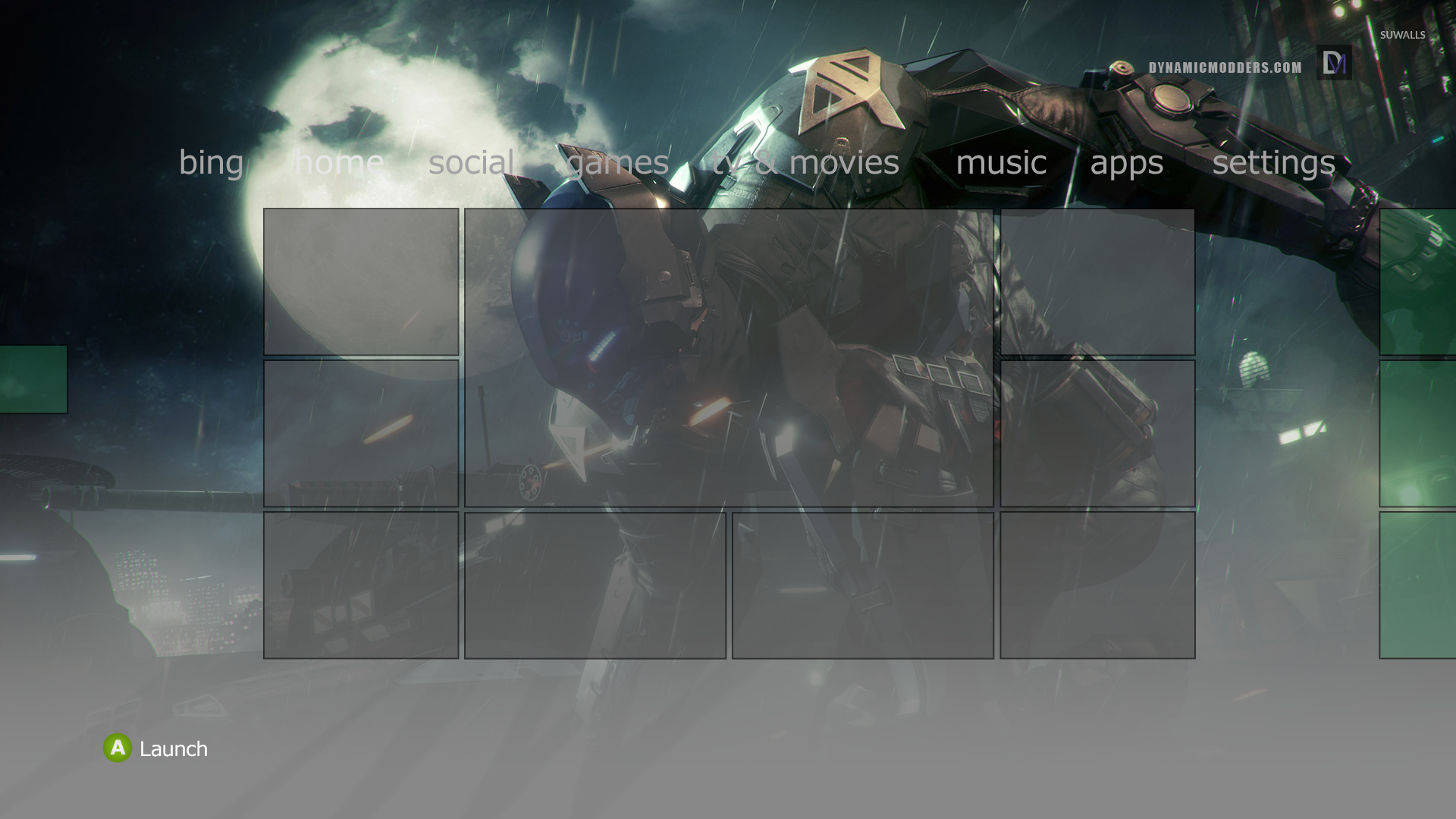 Arkham Knight (Custom Dashboard Theme) Xbox 360